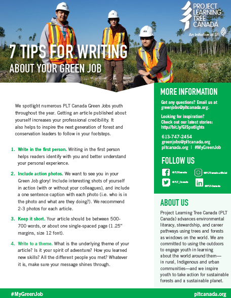 Tools and Resources - Project Learning Tree Canada