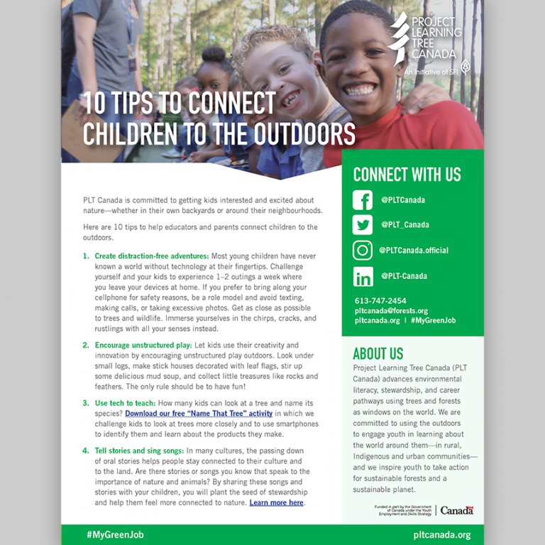 Forest Literacy Framework - Project Learning Tree Canada