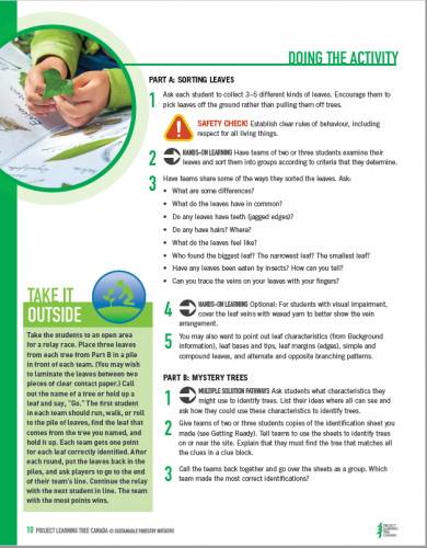 Trillions of Trees Activity Collection - Project Learning Tree Canada