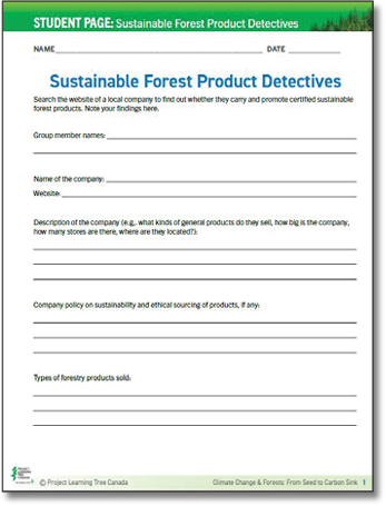 Resources for Climate Change & Forests: From Seed to Carbon Sink E-Unit ...