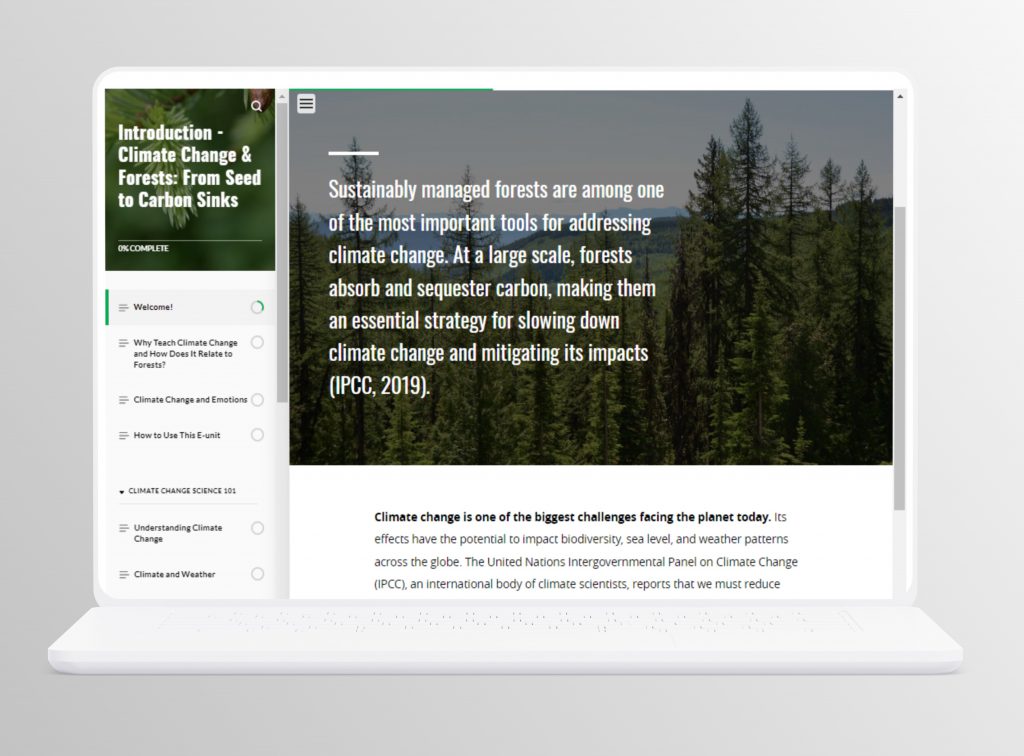 Climate Change and Forests: From Seed to Carbon Sink E-Unit - Project ...